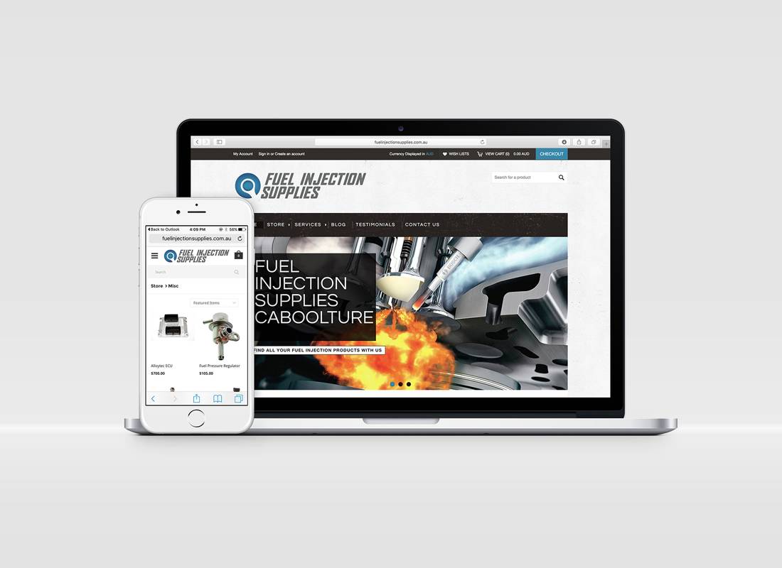 Fuel Injection Supplies Branding & Website | Creative Curiosity